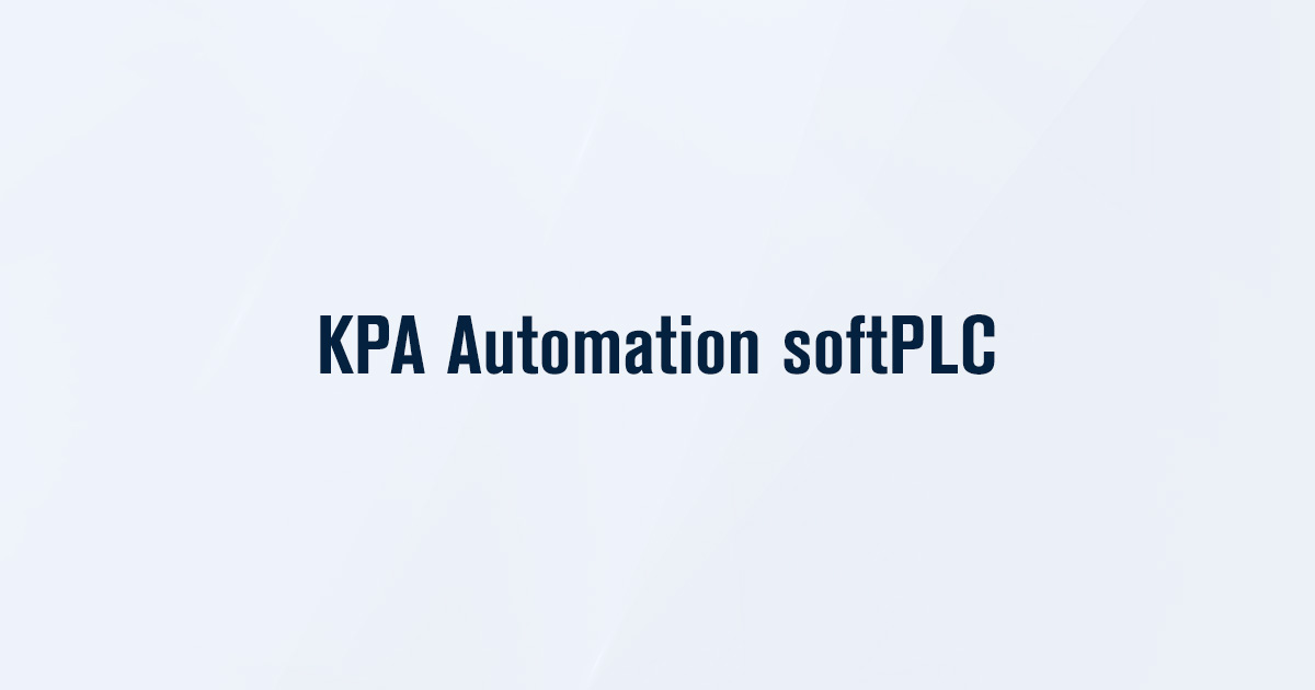KPA Automation softPLC - koenig-pa GmbH
