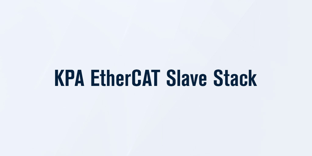 KPA EtherCAT Slave Stack - koenig-pa GmbH